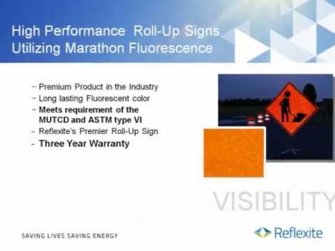 Reflexite Roll Up Sign Solutions Youtube