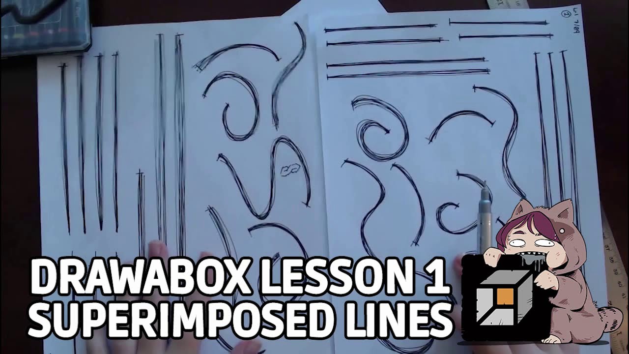 Drawabox Lesson 1 Exercise 1 Superimposed Lines Youtube