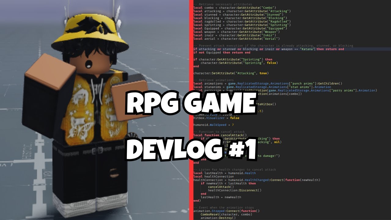 Making My Own Roblox Rpg Game Attribution Devlog 1 Youtube