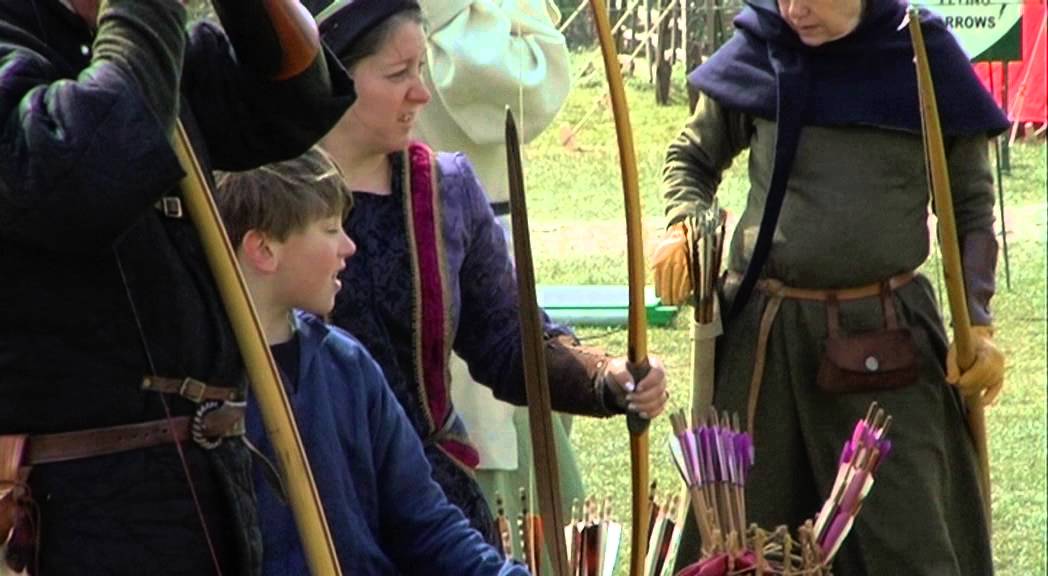 Medieval Archery At Corfe Castle Youtube