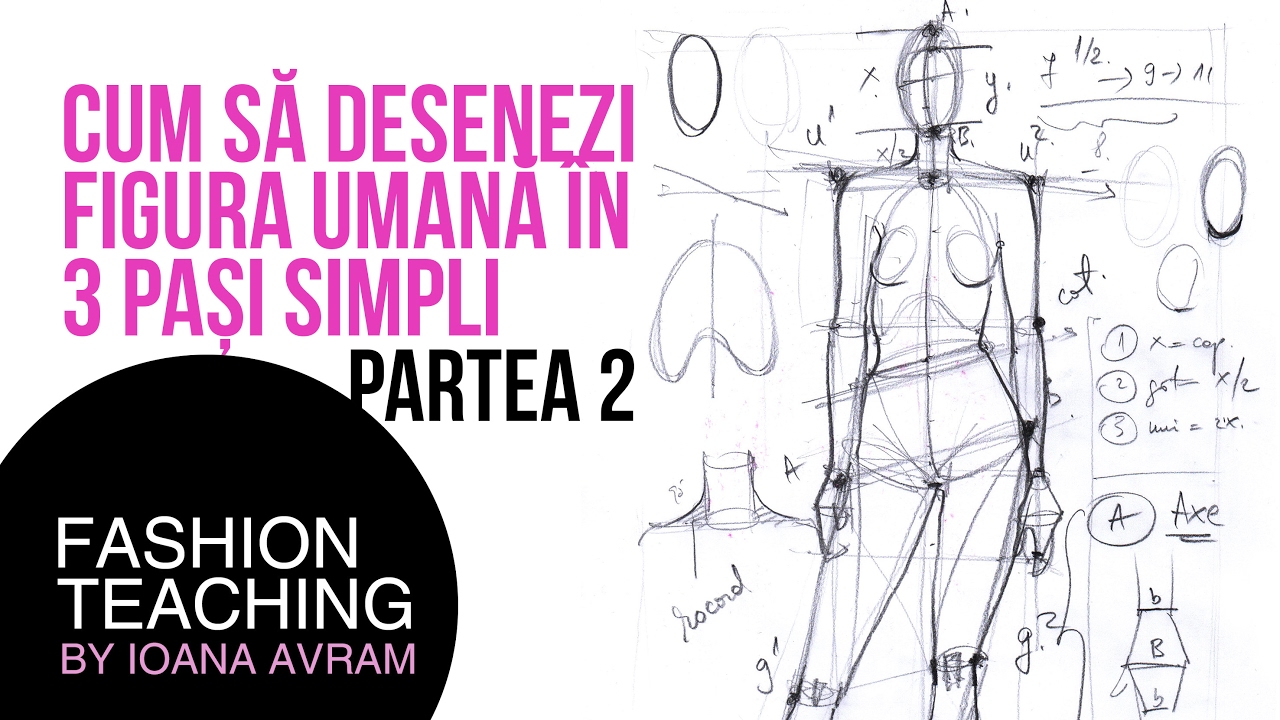 Cum Sa Desenezi Figura Umana In 3 Pasi Simpli Partea A Doua Youtube