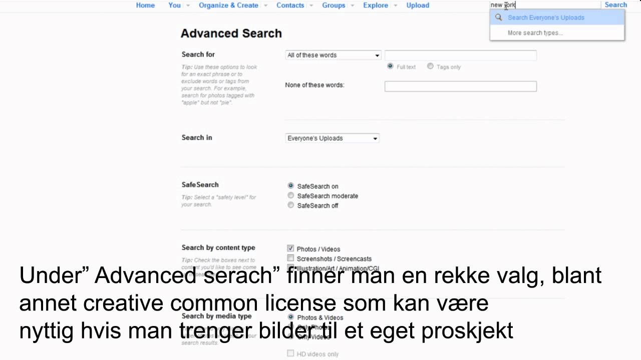 Flickr Youtube