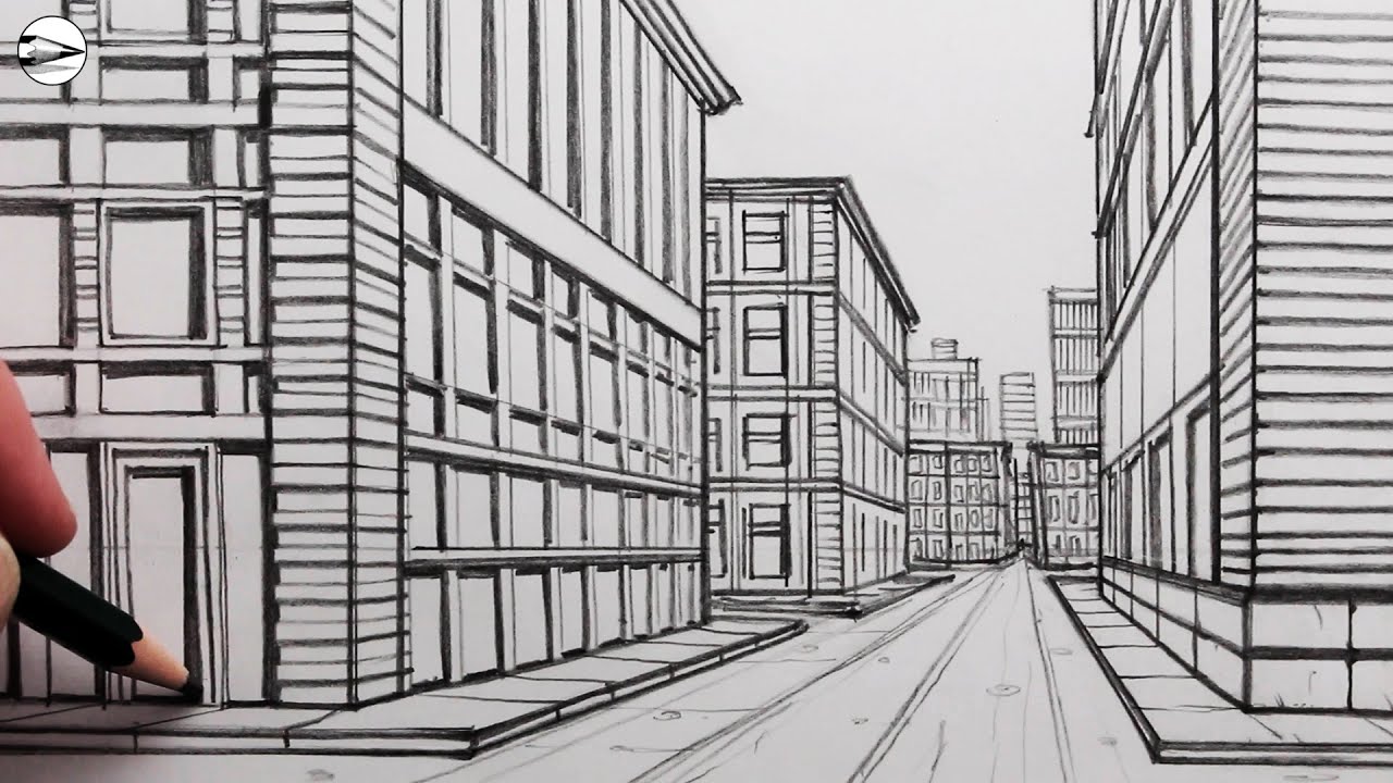 One Point Perspective Drawing Street One Point Perspective A Guide