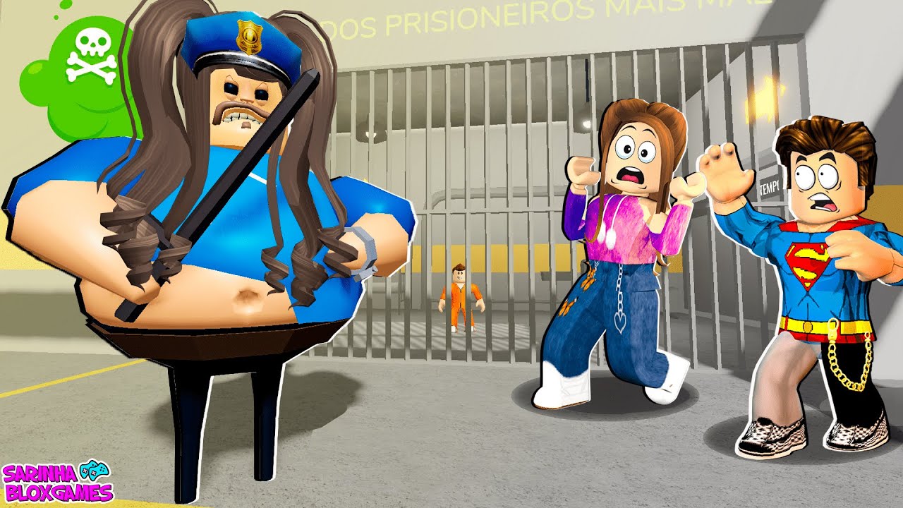 Virei O Policial Barry Peidão Do Roblox Barry S Prison Run Youtube