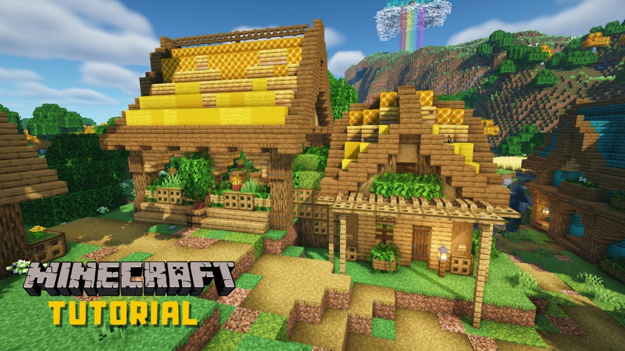 Minecraft Tutorial Beekeeper House Apiary Youtube