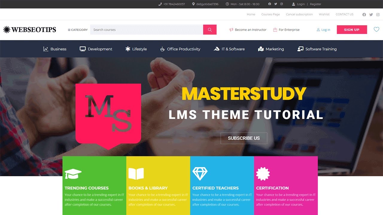 How To Create A Wordpress Lms Website With Masterstudy Theme