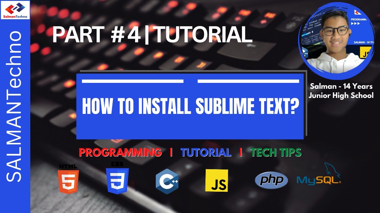 Tutorial How To Install Sublime Text Youtube