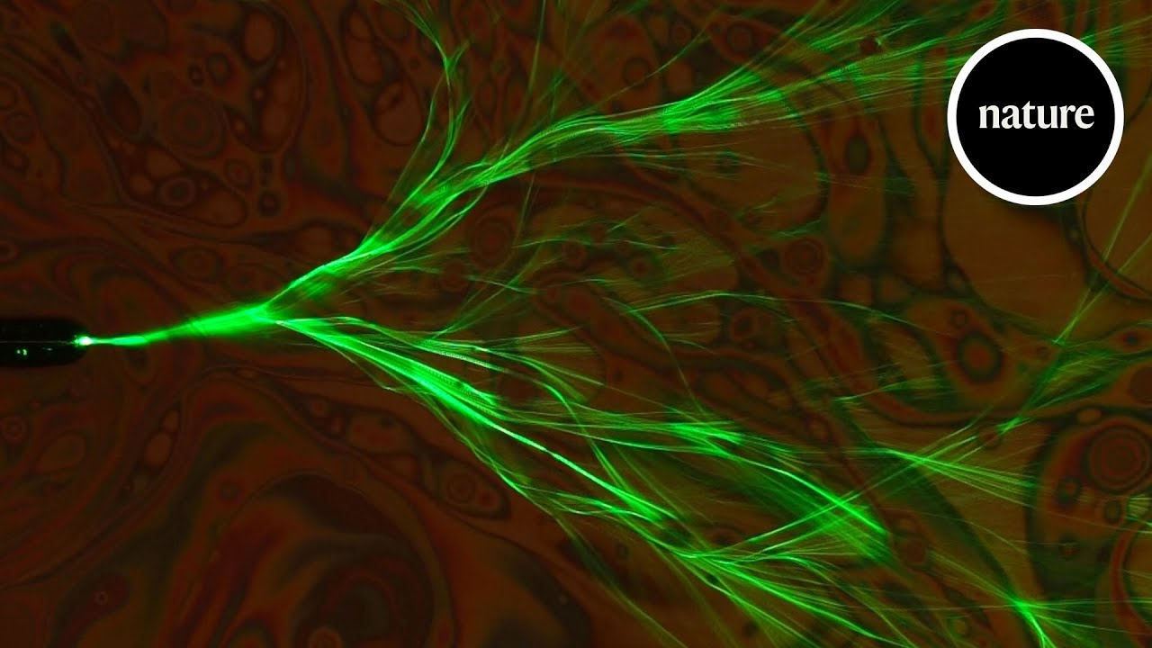 The Laser Show In A Soap Bubble Youtube