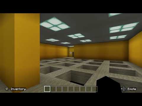 The Backrooms In Minecraft Pitfalls Youtube
