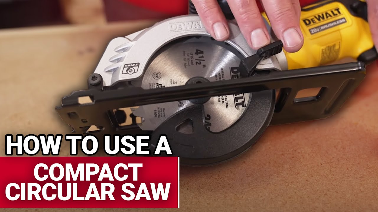 How To Use A Compact Circular Saw Ace Hardware Youtube