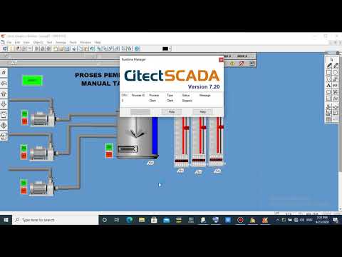 Tutorial Scada Citect Pembutan Sirup 87 Sistem Manual 4 Youtube