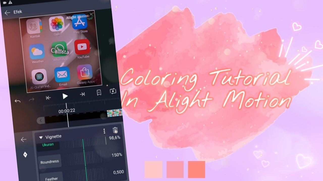 Coloring In Alight Motion Tutorial Youtube