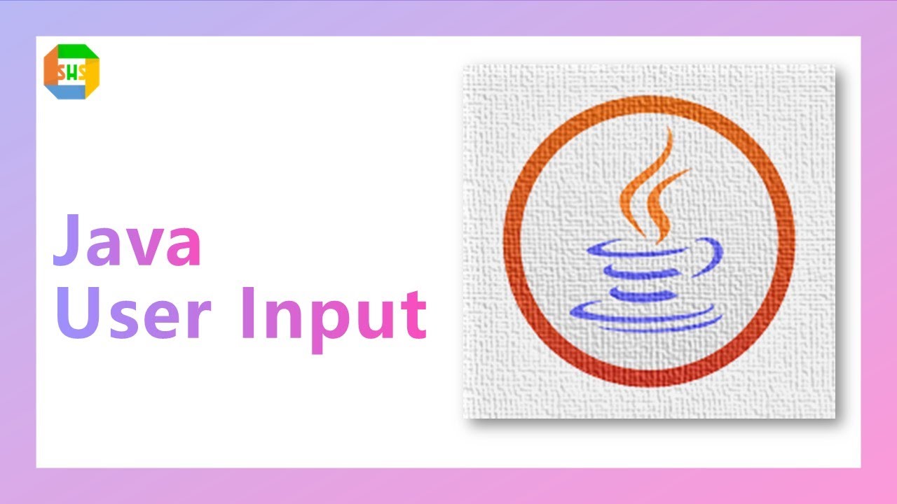 Java User Input Youtube