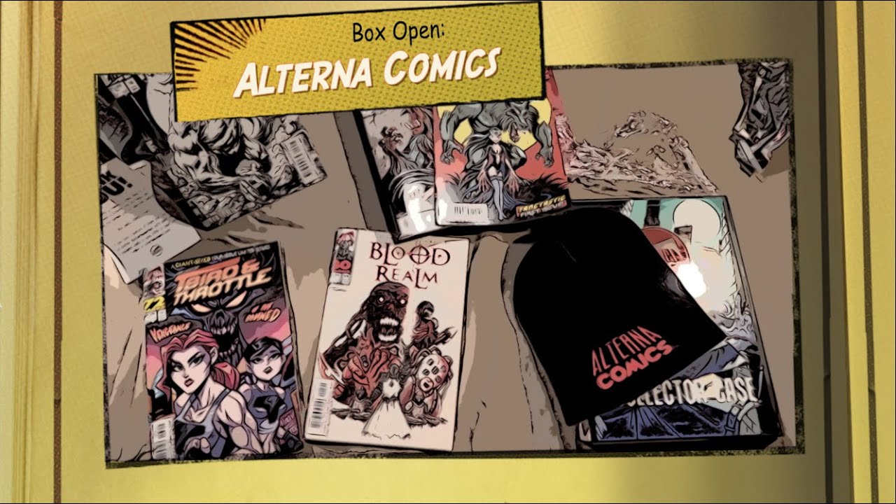 Box Open Alterna Comics Youtube