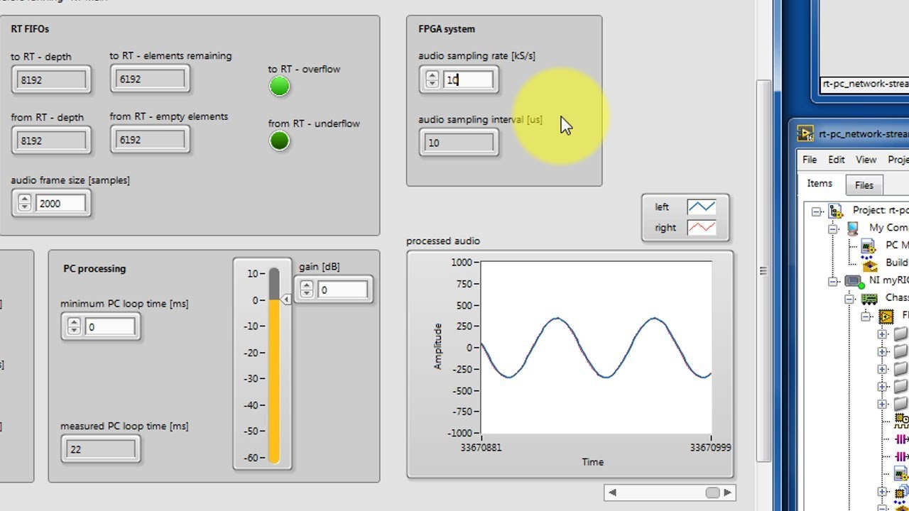 Labview Code Stream High Speed Data Through A Network Stream Channel
