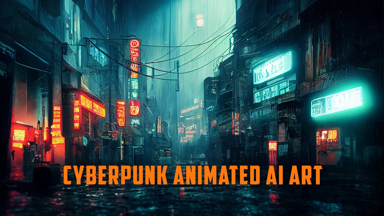 Experience The Future Cyberpunk Ai Art Animated With Incredible Ai