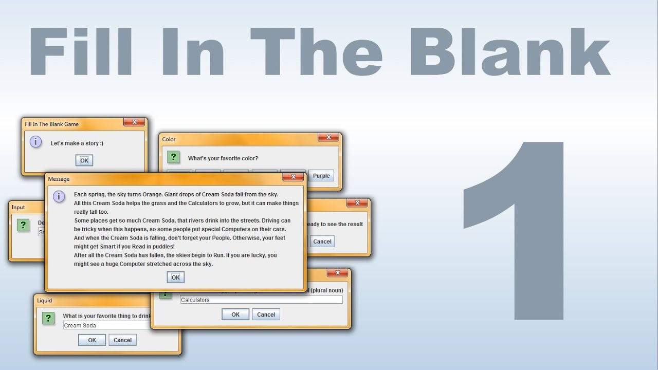 Java Swing 1 Joptionpane Tutorial Youtube