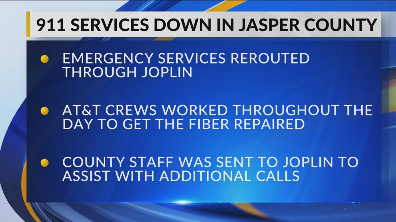 Jasper County 911 Call Center And Area Businesses See Service Outage