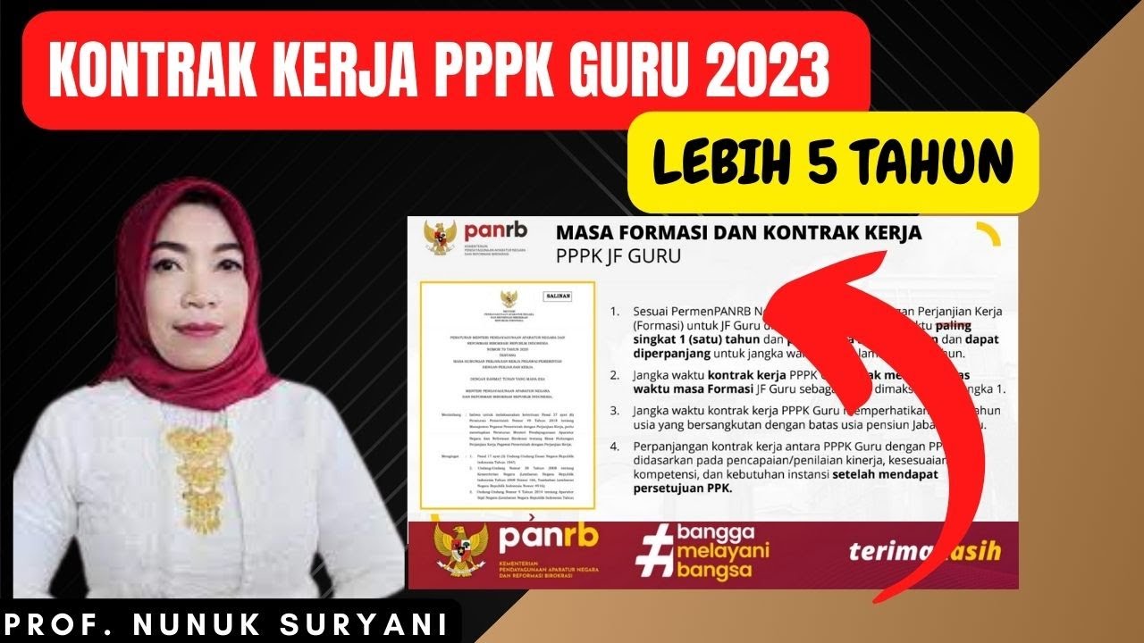 рџ ґkontrak Kerja Pppk Guru 2023 Dan Bagai Mana Perpanjang Kontrak Yang
