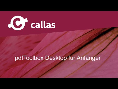 Pdftoolbox Desktop Für Anfänger Youtube
