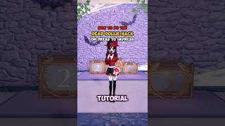 How To Do Bloody Headless Hack On Dress To Impress Dresstoimpress