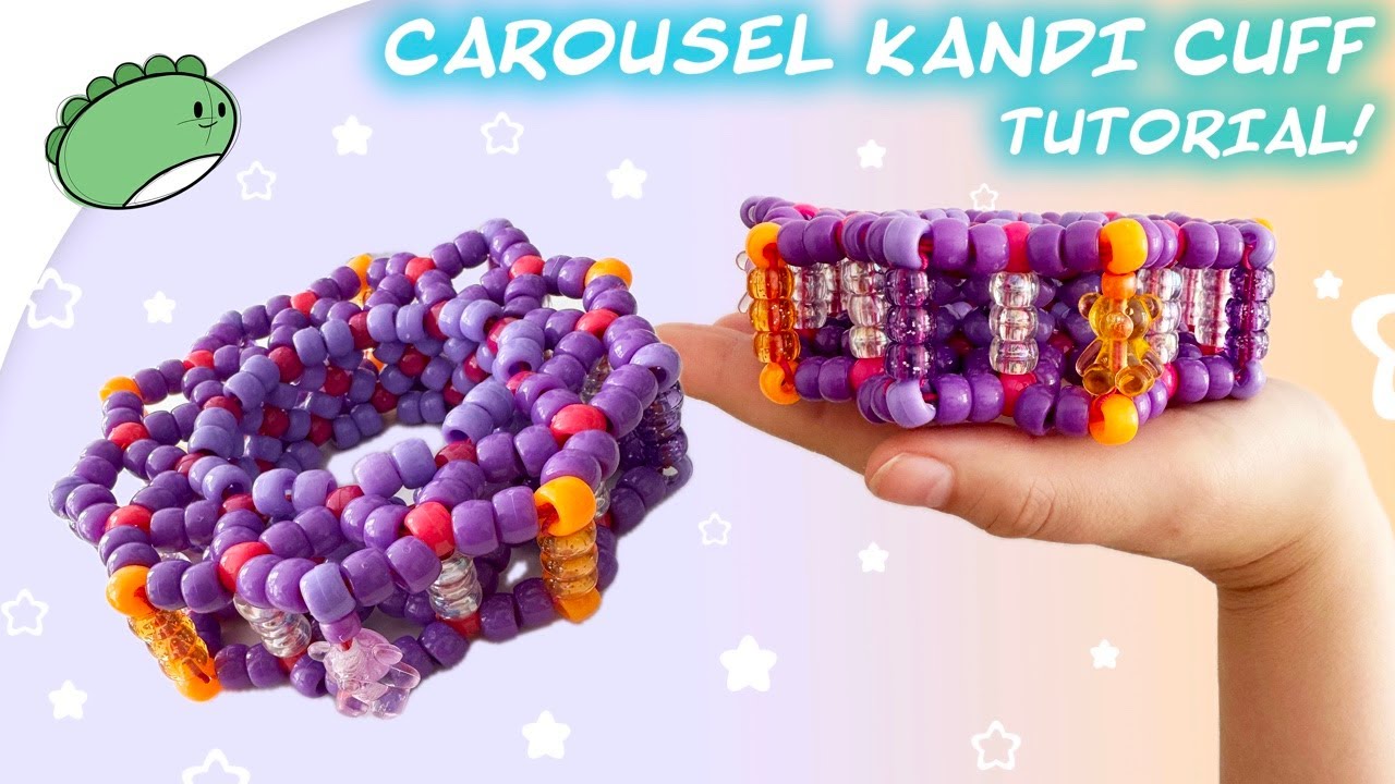 Carousel Kandi Cuff Tutorial Youtube