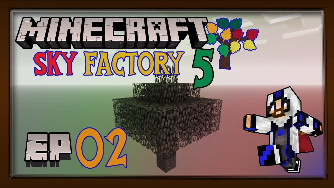 Los Primeros Recursos Minecraft Sky Factory 5 Ep02 Youtube