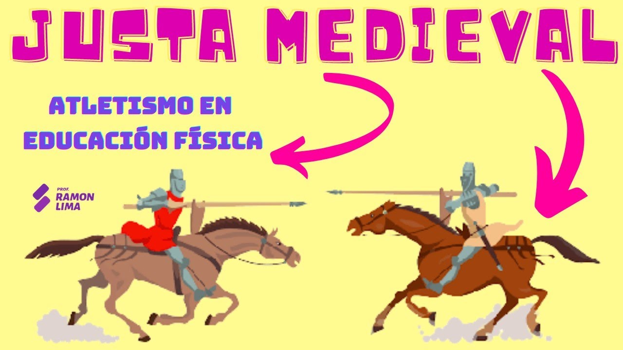 Justa Medieval Actividad Pre Deportivo Del Atletismo Educación