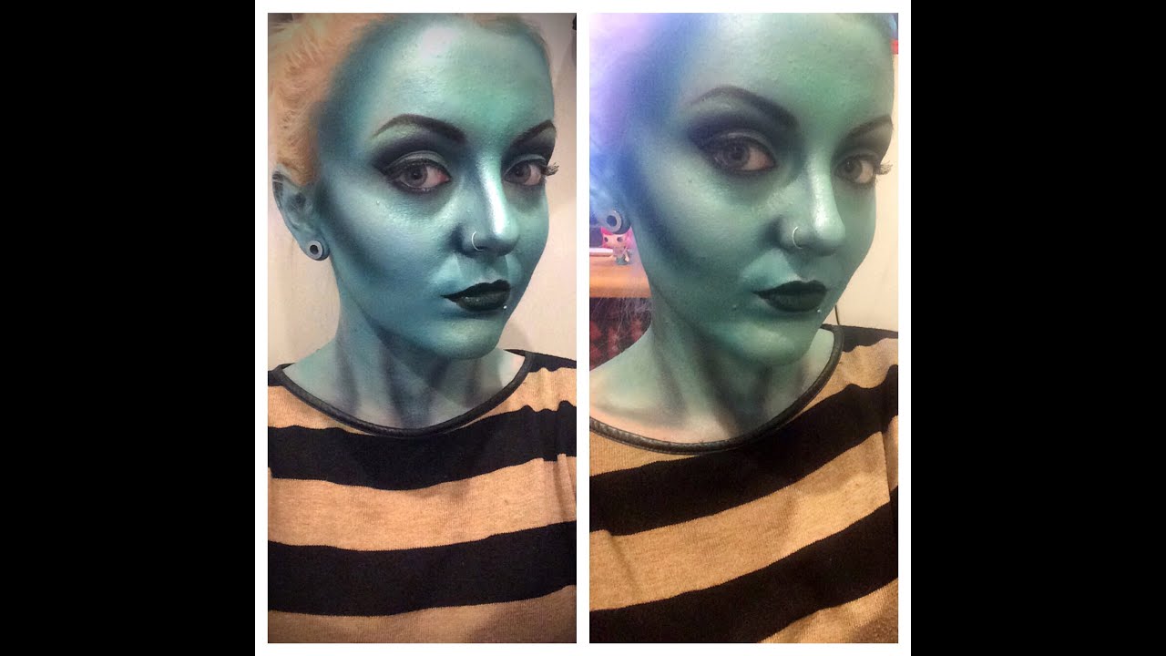 Blue Alien Time Lapse Makeup Youtube