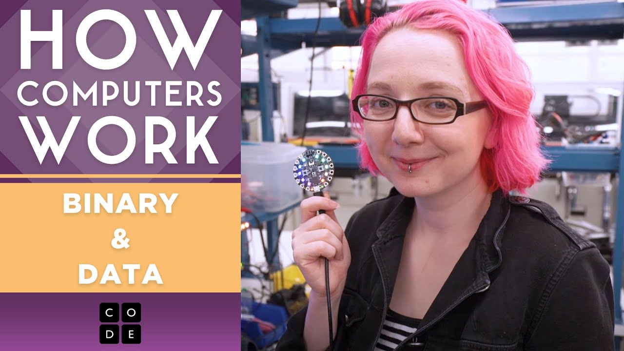 How Computers Work Binary Data Youtube