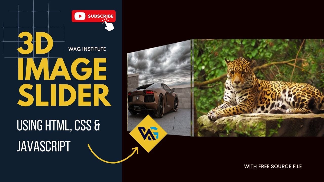 Create 3d Image Slider Carousel Using Javascript Step By Step