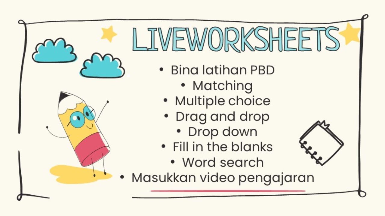 Tutorial Live Worksheet Youtube