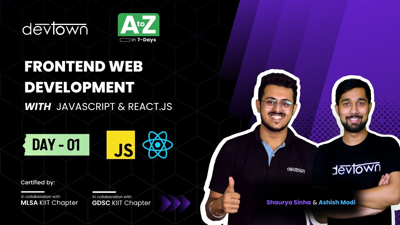 Live Day 01 Frontend Web Development With Javascript React Js