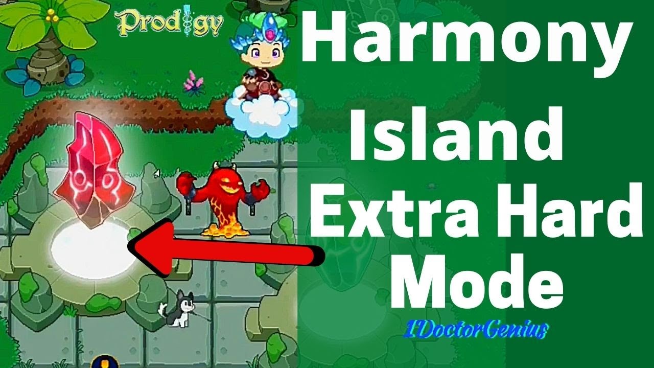 Prodigy Math Hard Mode Harmony Island Heading To Win All The