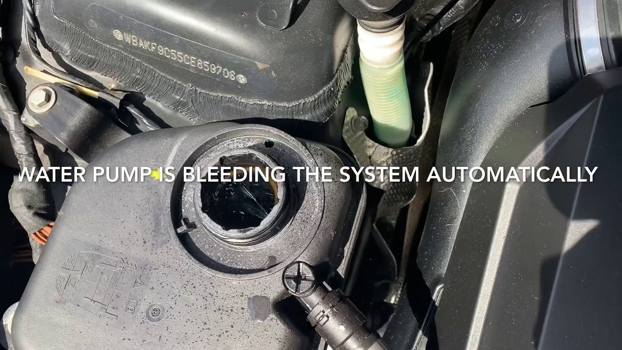 Bmw Cooling System Electronic Bleeding Process Youtube