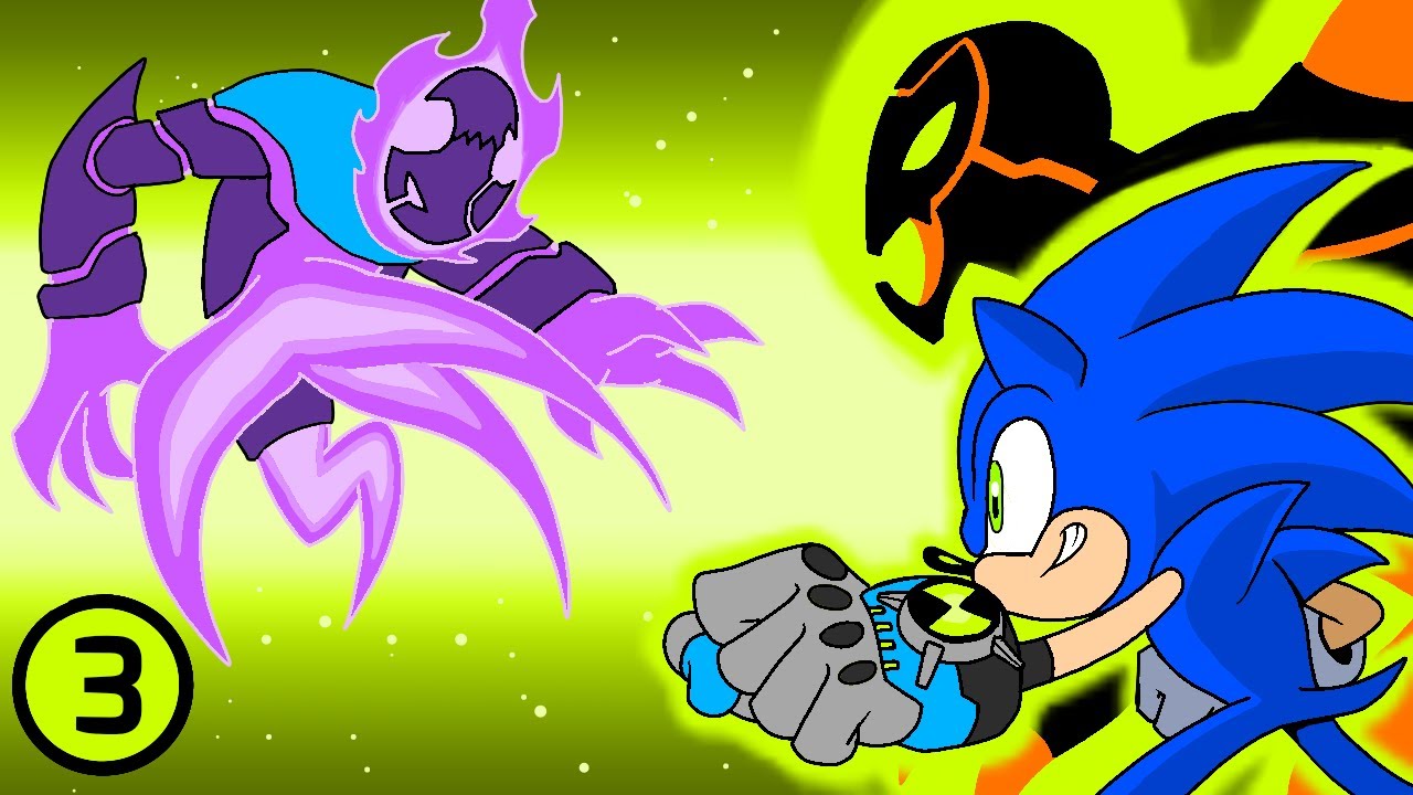 Sonic With An Omnitrix Vs Ben 10 Aliens Part 3 Animated Short Youtube