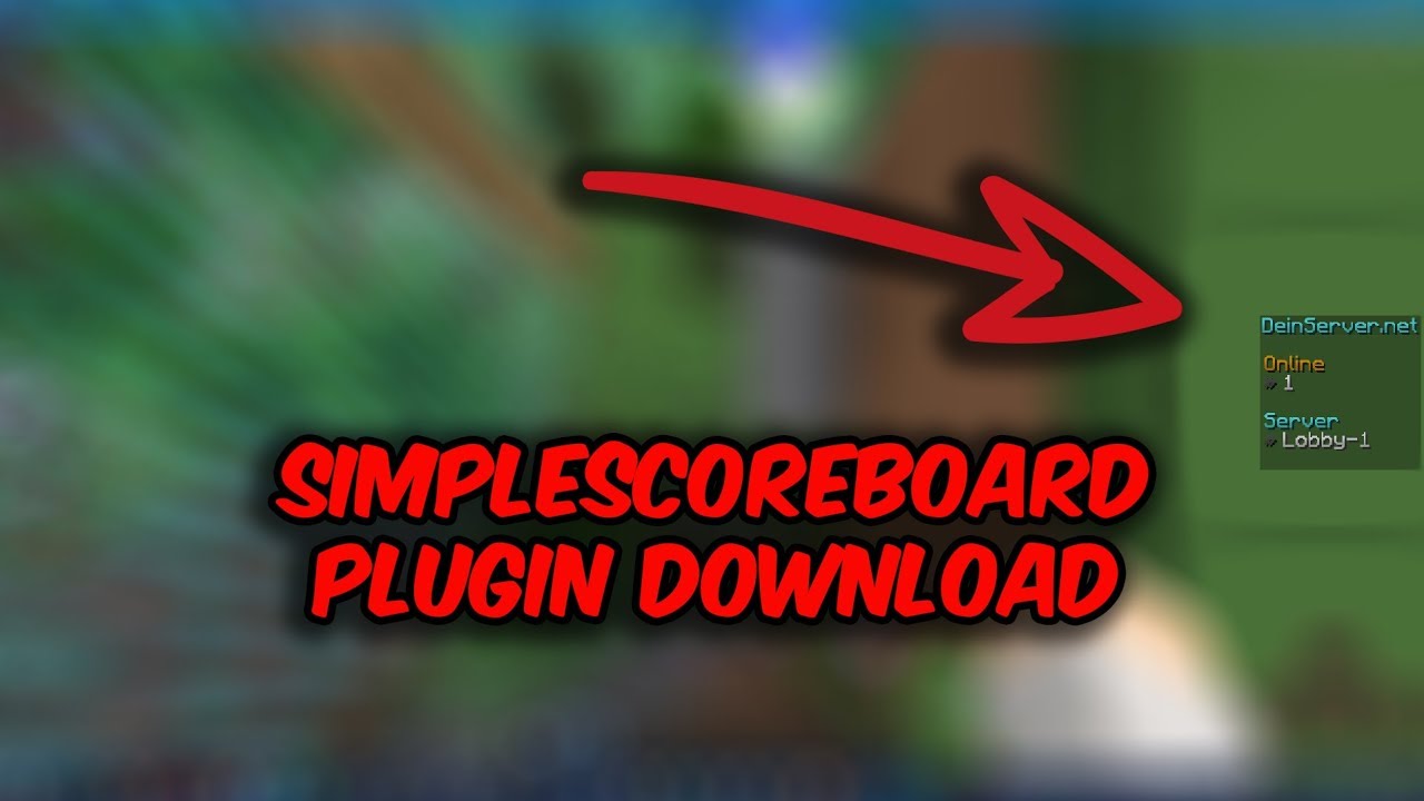 Simplescoreboard Plugin Download Free Youtube