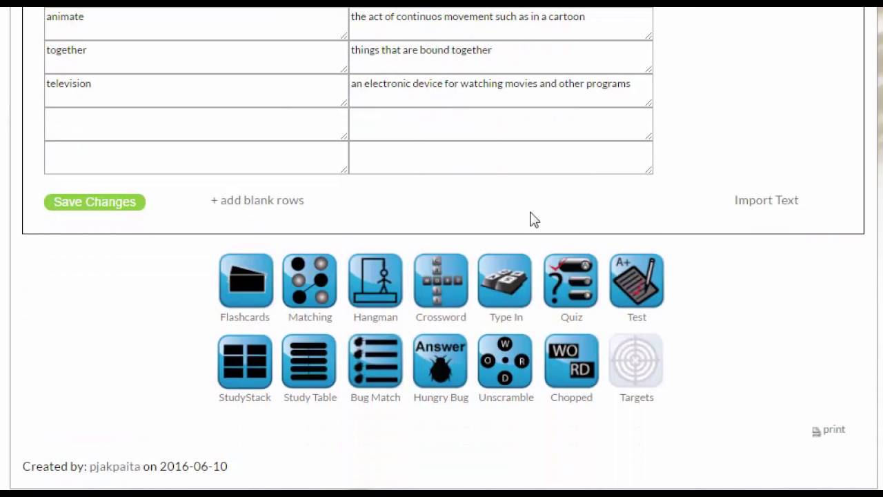 Studystack Tutorial Youtube