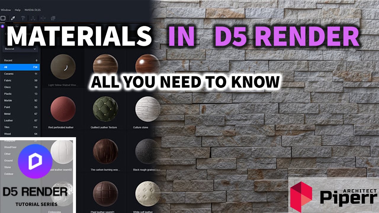 How To Apply Materials In D5 Render Materials In D5 Render All You