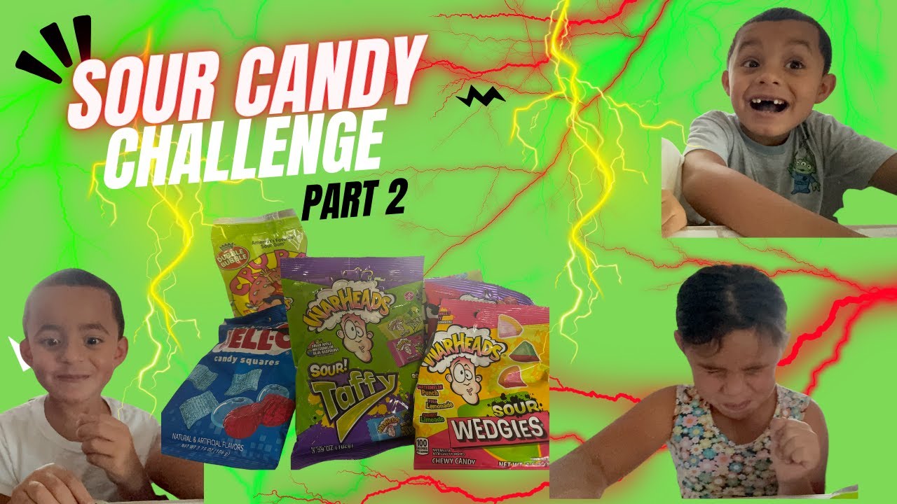 Sour Candy Challenge Part 2 Youtube