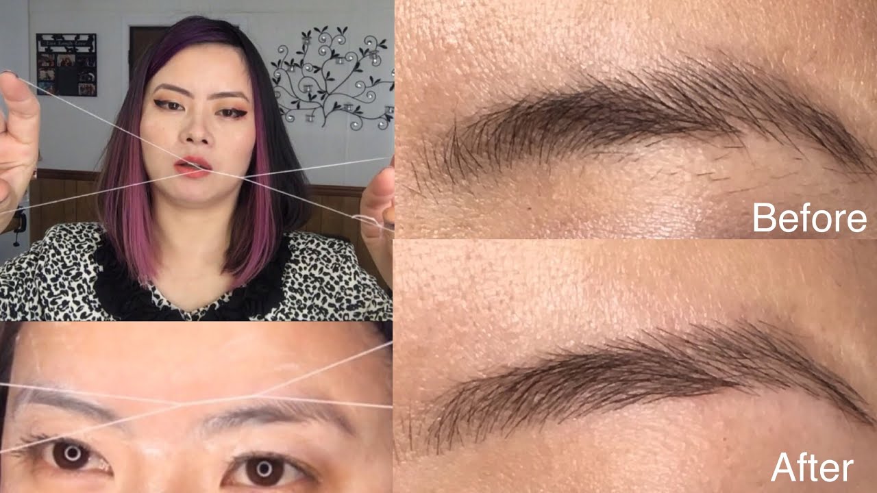Threading Tutorial For Beginners Part Ii Eyebrow Threading Youtube