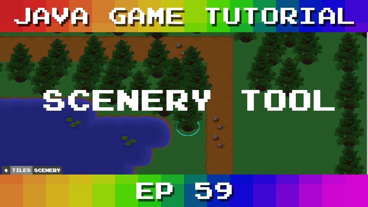 Java Game Tutorial Ep 59 Scenery Tool Youtube