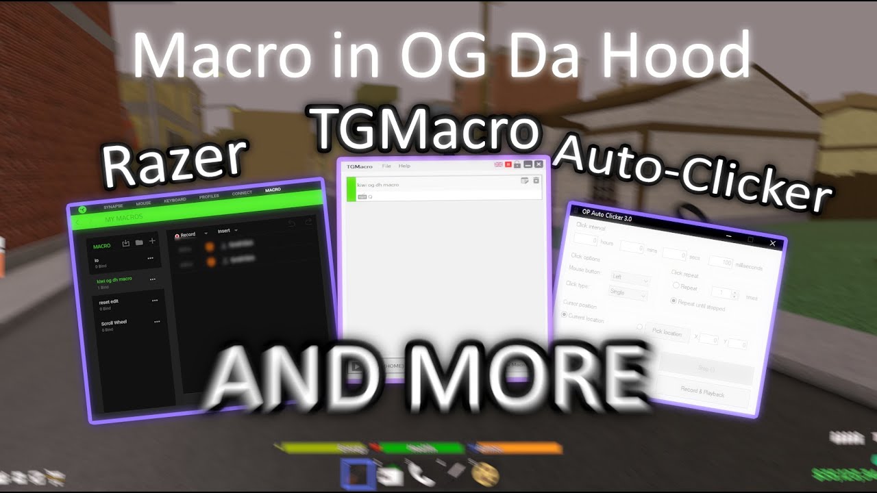 3rd Person Macro In Da Hood Tutorial 2024 Youtube