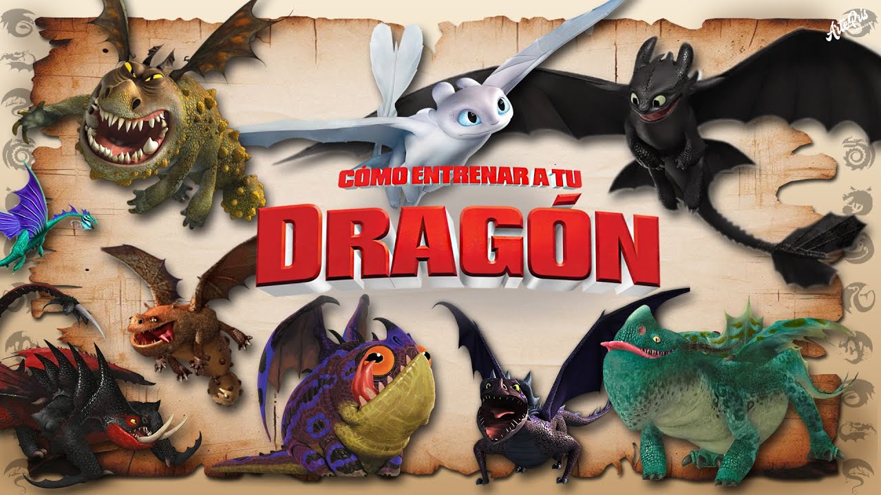 Todos Los Dragones De Cómo Entrenar A Tu Dragón Youtube