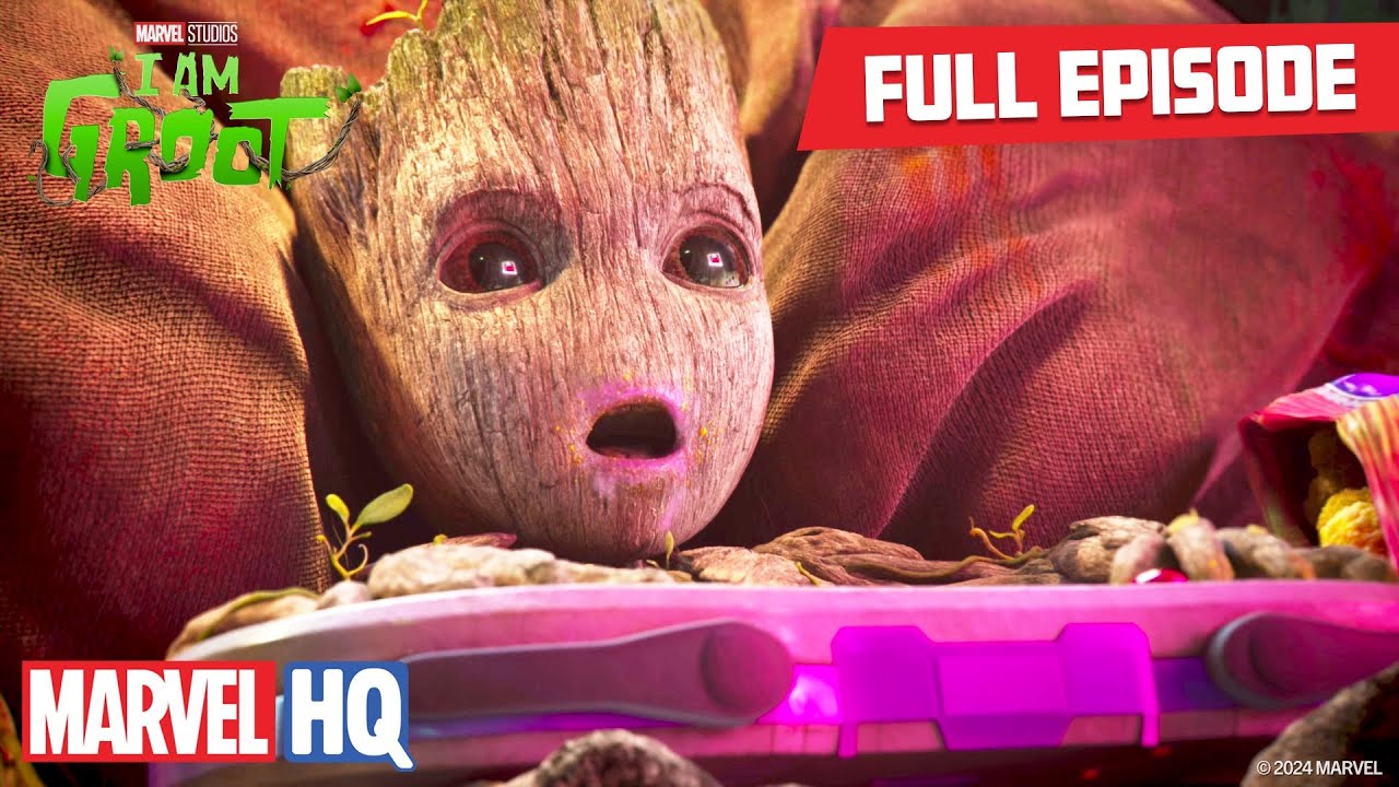 Groot Noses Around Marvel Studios I Am Groot S2 E2 Youtube