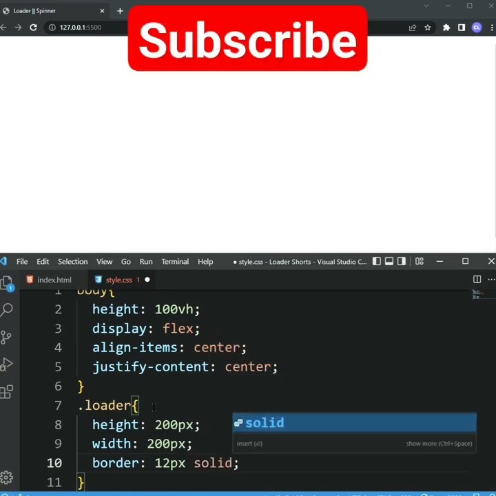 Loading Animation Using Css рџґџ Shorts Viral Shortsfeed Youtube