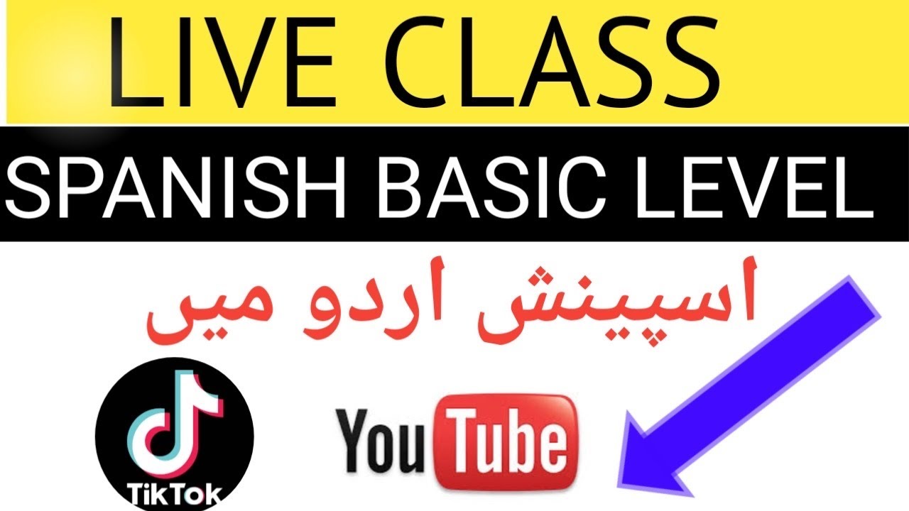 Live Spanish Class Basic Level Youtube