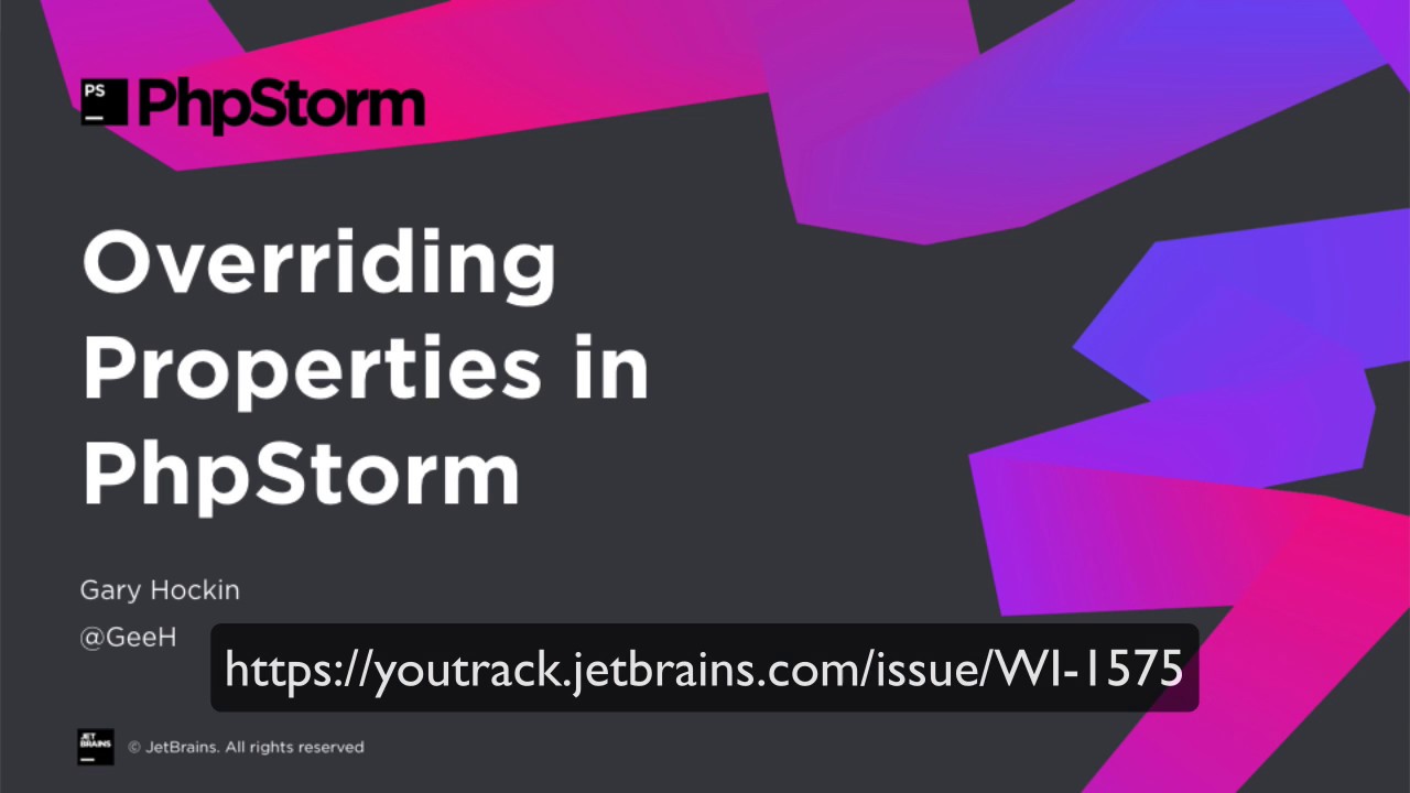 Overriding Properties In Phpstorm Youtube