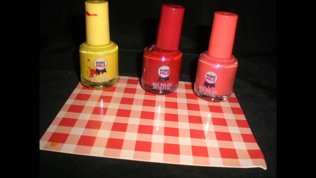 Picnic Pals Bacon Flavored Nail Polish Yum Youtube