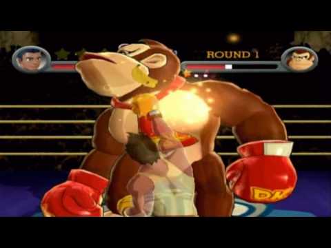 Punch Out Wii Little Mac Vs Donkey Kong Ko Round 3 Youtube